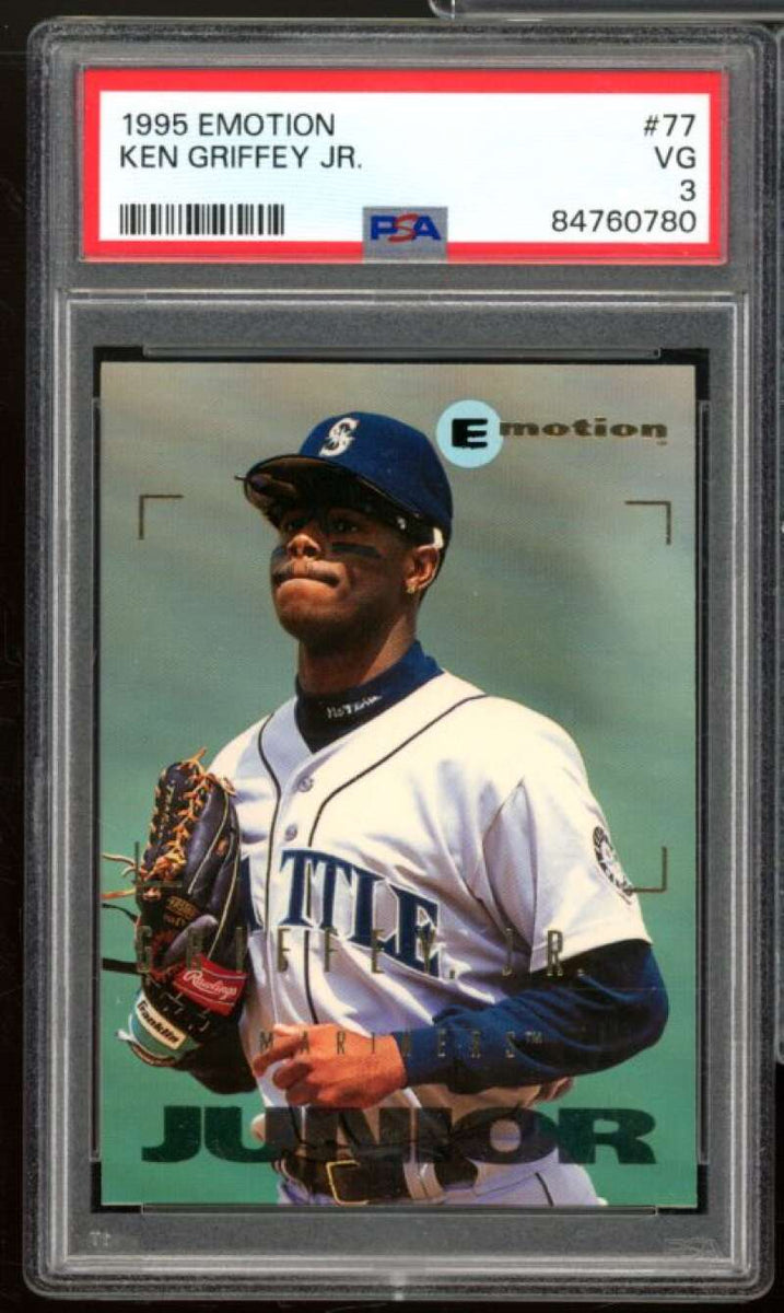 Ken Griffey Jr. Card 1995 Emotion #77 PSA 3 – SUPERIORSPORTSINVESTMENTS.COM