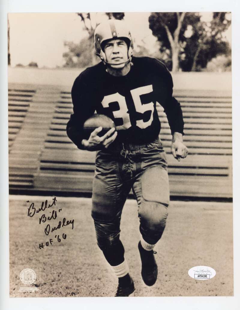 Bill Dudley Steelers Autographed Signed 8x10 Glossy Photo Print JSA Au ...