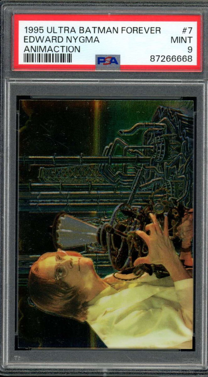 Edward Nygma Jim Carey Card Batman Forever Animaction Card 1995 Ultra ...