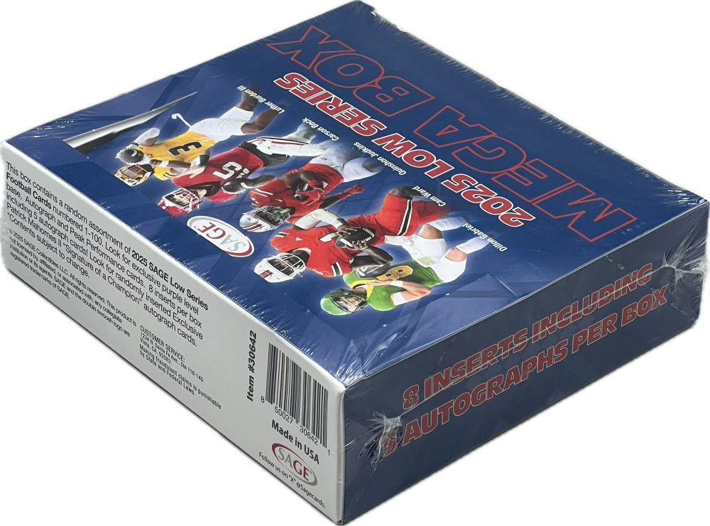 2025 Sage Low Series Football Mega Box – SUPERIORSPORTSINVESTMENTS.COM