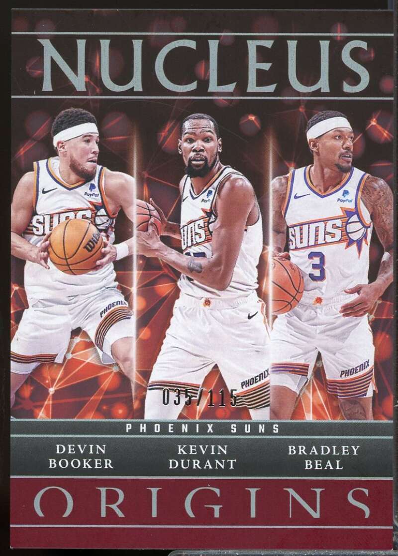 Bradley Beal Kevin Durant Devin Booker 2024-25 Panini Origins Nucleus ...