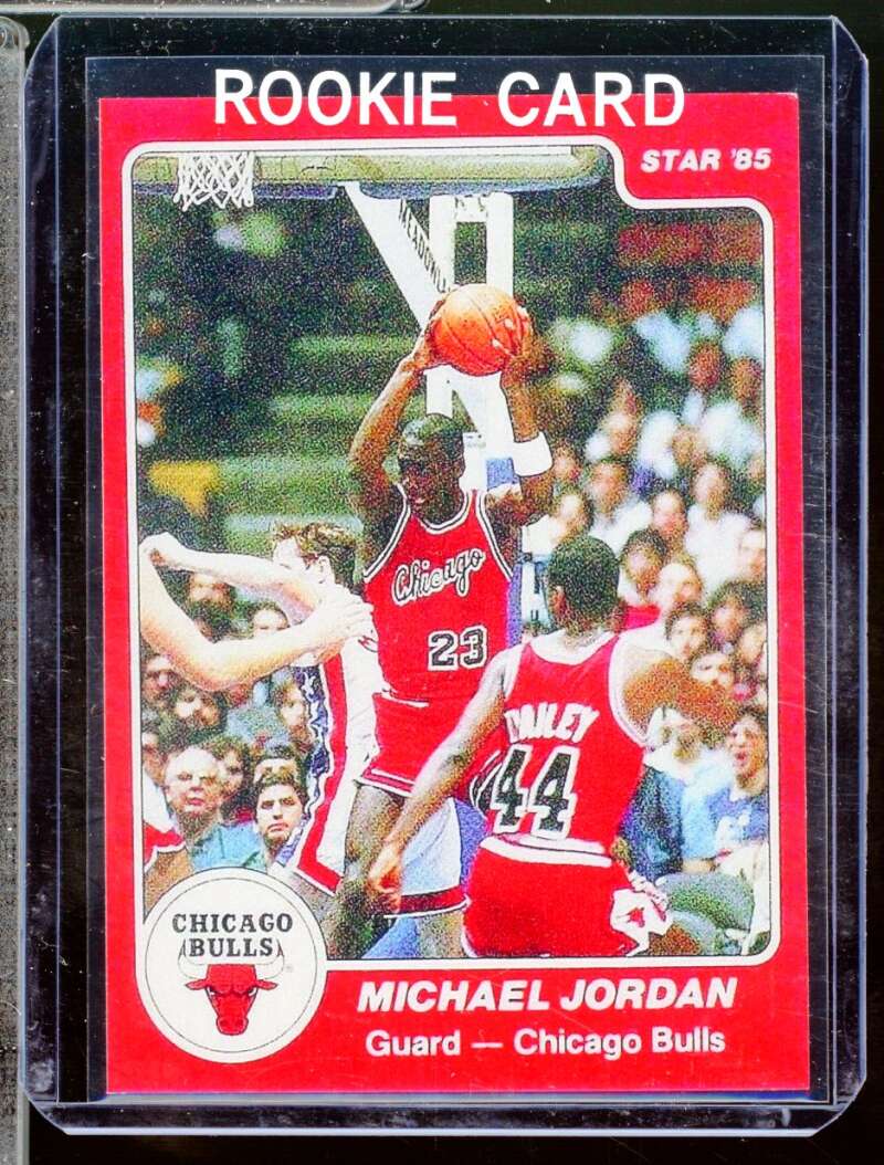Michael Jordan XRC Reprint Novelty Rookie Card 1984-85 Star #101 ...