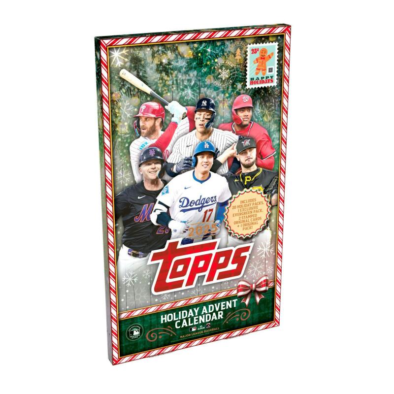 2025 Topps Holiday Baseball Advent Calendar Box ...
