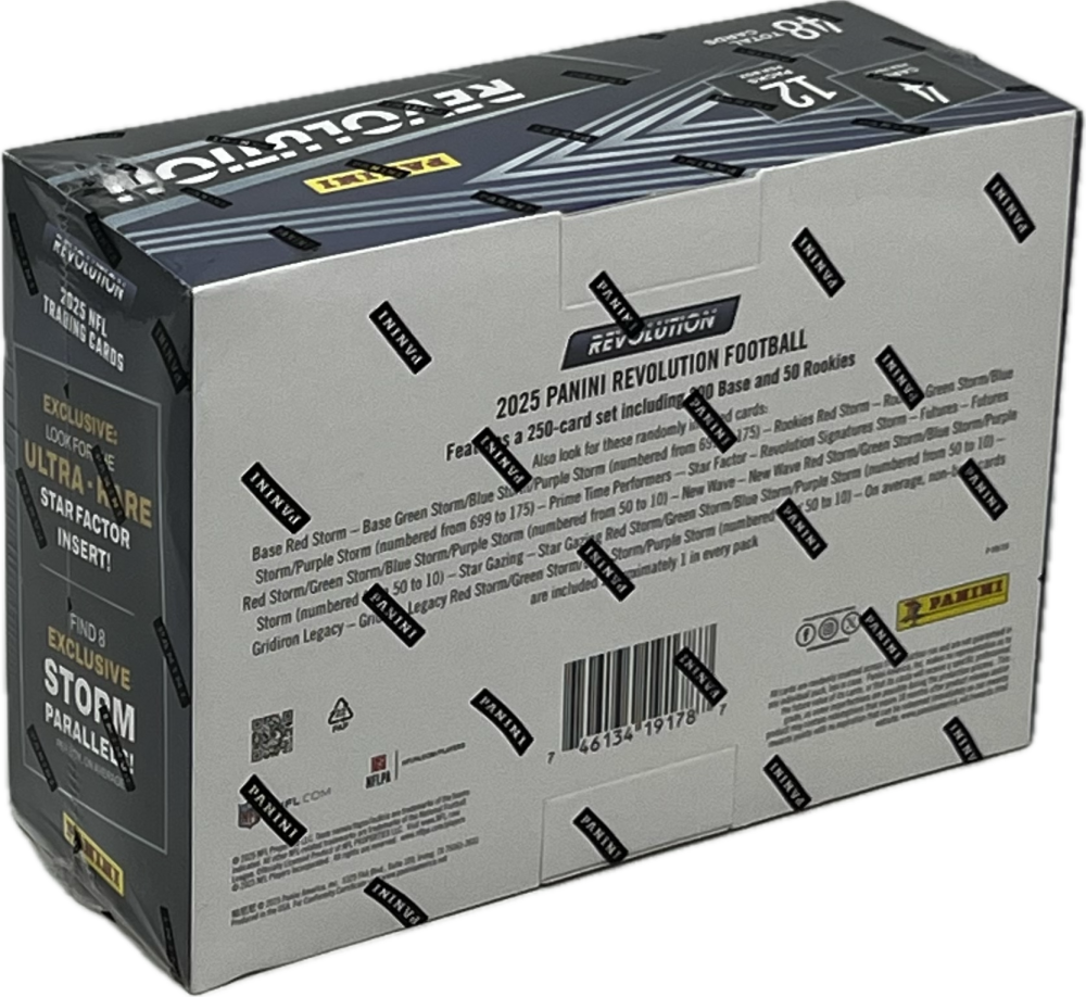 2025 Panini Revolution Football Mega Box (Storm Parallels ...