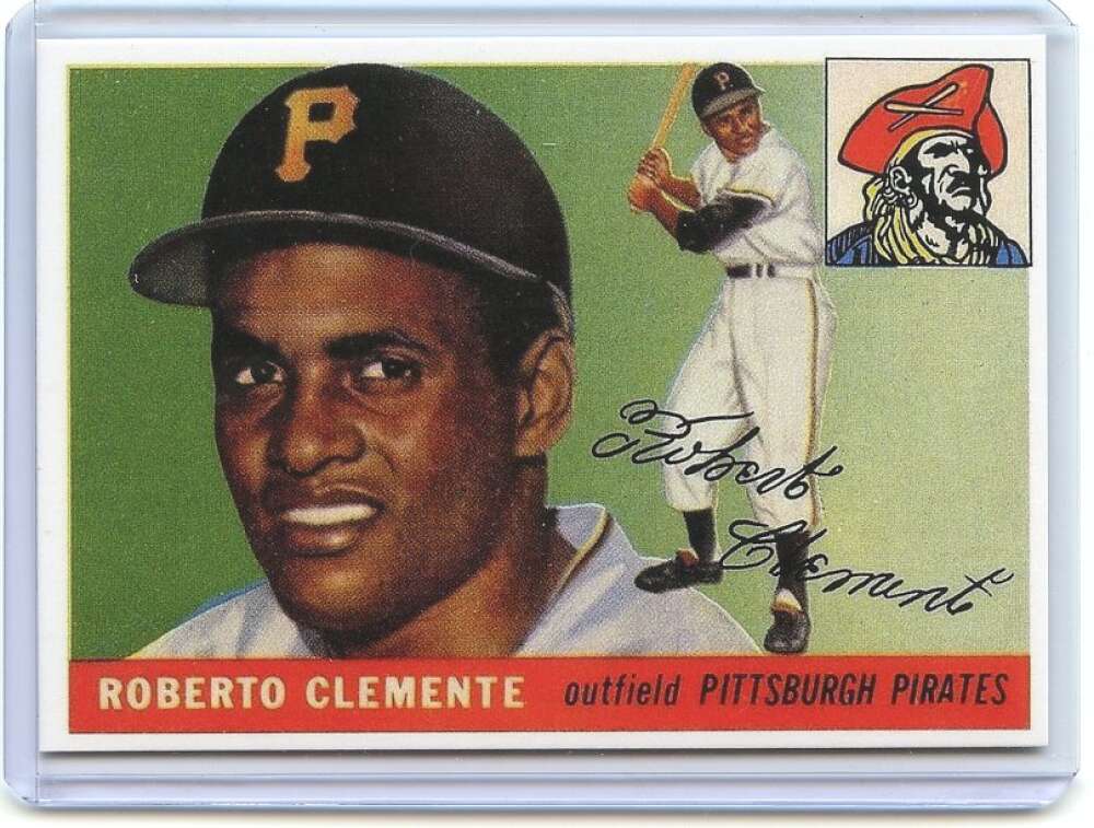 Roberto Clemente Rookie Card 1955 Topps #164 Pittsburgh Pirates REPRIN ...