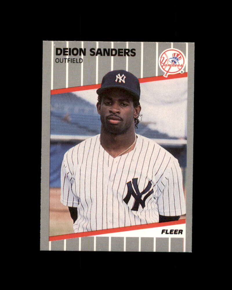 Deion Sanders Rookie Card 1989 Fleer Update #53 ...