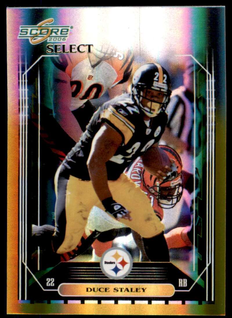 Duce Staley Card 2006 Score Select Gold #221 ...