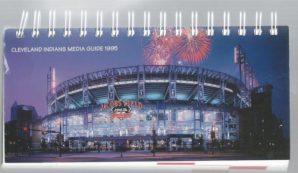 1995 Cleveland Indians Baseball MLB Media Guide - Annual Player Info s ...